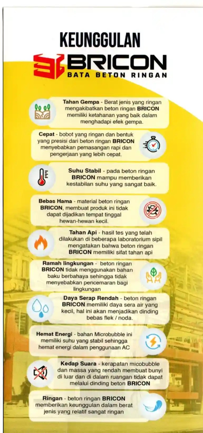 Brosur Bata Ringan Bricon – HEBELMADIUN.COM
